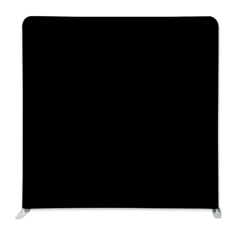 Christchurch Party Hire - Black Round Mesh Backdrop – Statement Events