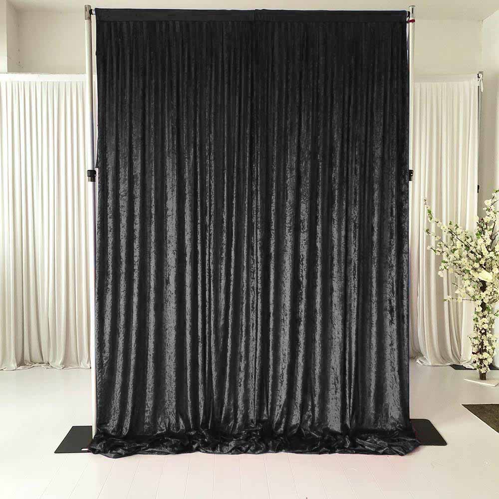 Christchurch Party Hire - Black Round Mesh Backdrop – Statement Events